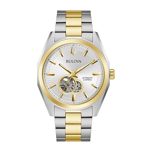 Click here for Bulova Mens Automatic Surveyor Gold-Tone Stainless... prices