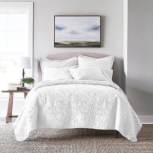 Click here for Home Expressions Harper Quilt  One Size  White prices