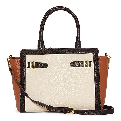 Click here for Liz Claiborne Mini Tuxedo Tote Bag  One Size  Beig... prices