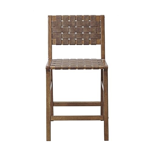 INK+IVY Oslo Counter Height Upholstered Bar Stool  One Size  Brown