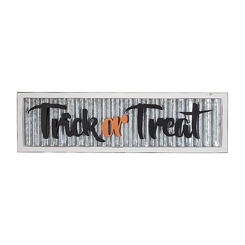 Click here for Northlight 27.5in Wood Framed Trick Or Treat Hallo... prices