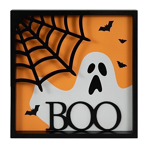 Click here for Northlight 9.75in Framed 3d Boo Wall Sign  One Siz... prices
