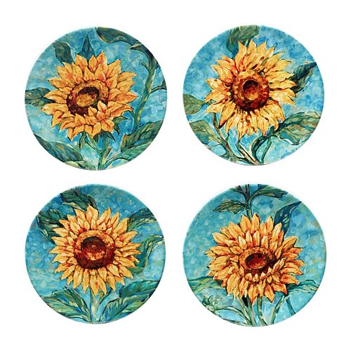 Click here for Certified International Golden Sunflowers Set of 4... prices