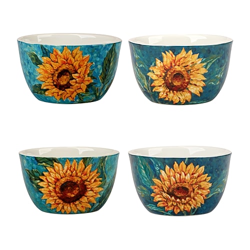 Click here for Certified International Golden Sunflowers Set of 4... prices