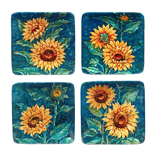 Click here for Certified International Golden Sunflowers Set of 4... prices