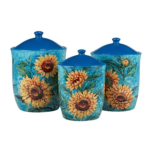 Click here for Certified International Golden Sunflowers 3-pc. Ca... prices