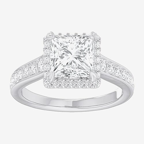 Click here for (G-H / Si1-Si2) Womens 2 1/2 CT. T.W. Lab Grown Wh... prices