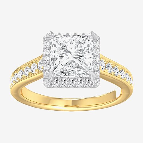 Click here for (G-H / Si1-Si2) Womens 2 1/2 CT. T.W. Lab Grown Wh... prices