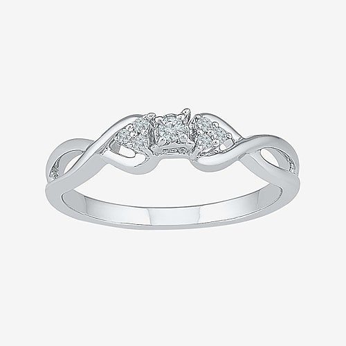 Click here for Promise My Love Womens Diamond Accent Natural Whit... prices