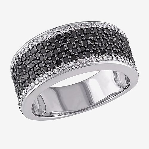 Click here for Midnight Black Womens 6MM 1 CT. T.W. Natural Black... prices