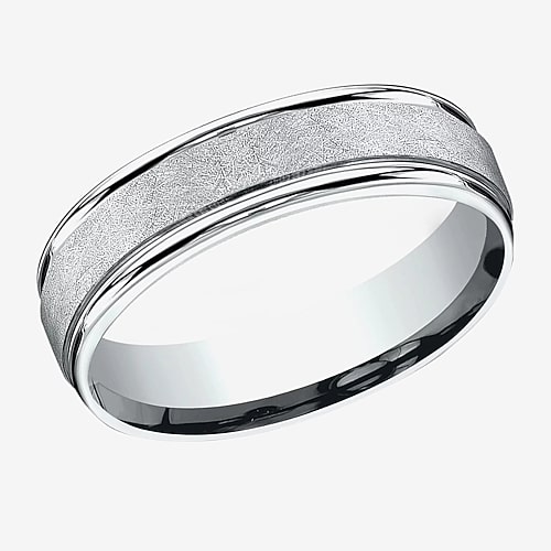 Click here for Mens 6MM 10K Gold Wedding Band  10 1/2  White prices