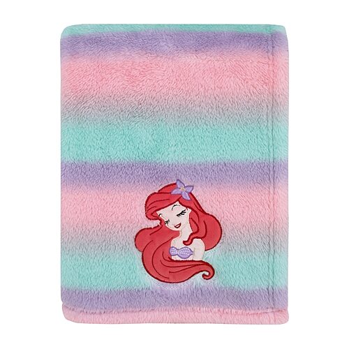 Click here for Disney Collection Ariel Baby Blanket  One Size  Bl... prices