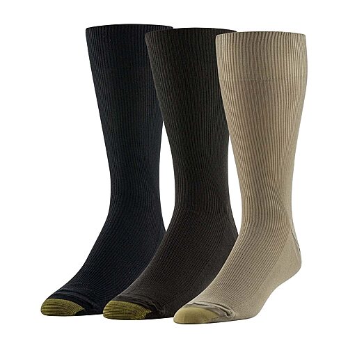 Click here for Gold Toe Cotton Metropolitan Dress Mens 3 Pair Cre... prices