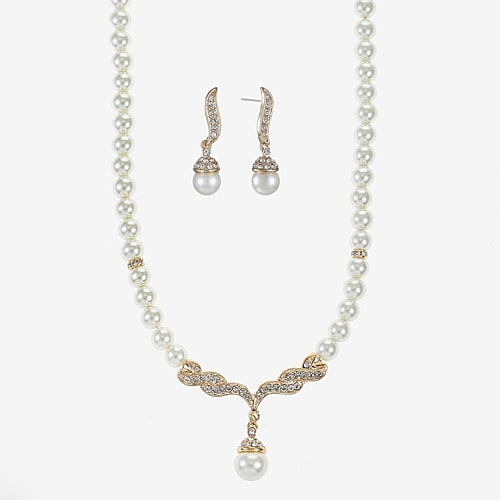 Click here for Monet Jewelry Y Necklace And Drop Earring Womens S... prices