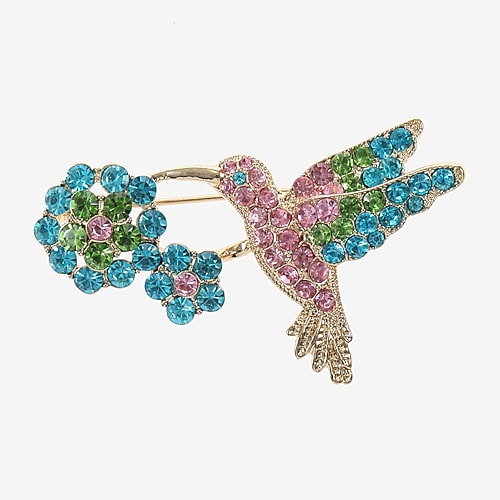 Click here for Monet Jewelry Hummingbird Multi Color Pin  One Siz... prices