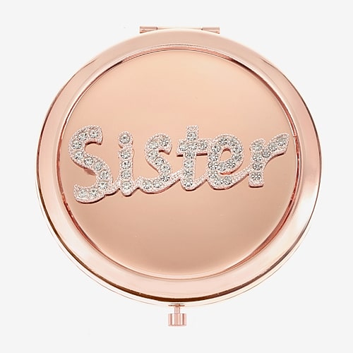 Click here for Monet Jewelry Rose Tone Sister Rose Tone Mirrored... prices