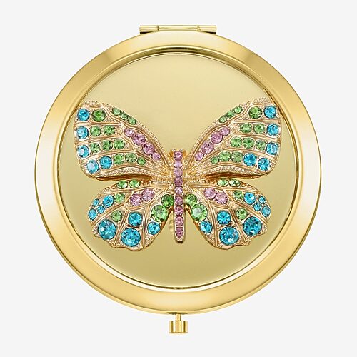 Click here for Monet Jewelry Gold Tone Butterfly Compact Mirror... prices
