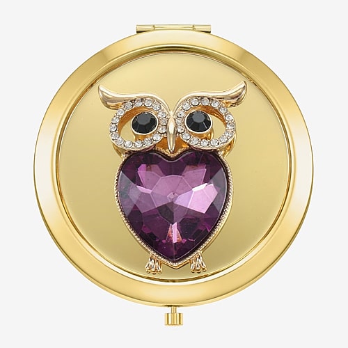 Click here for Monet Jewelry Owl Gold Tone Compact Mirror  One Si... prices