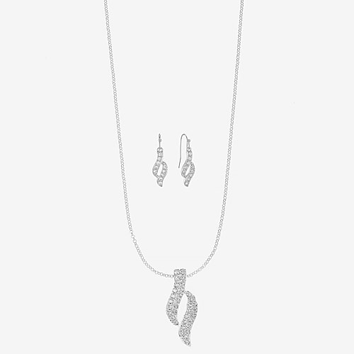 Click here for Monet Jewelry Twist Pendant Necklace And Drop Earr... prices