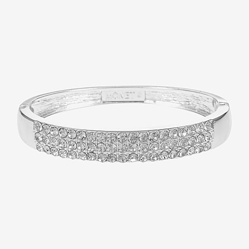 Click here for Monet Jewelry Gold Tone Womens Glass Bangle Bracel... prices