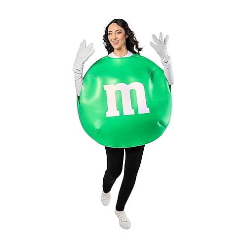 Click here for Unisex Adult Green M&M 3-pc. Costume  One Size  Gr... prices