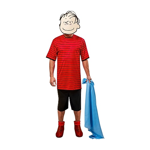 Click here for Mens Linus Peanuts 6-pc. Costume  Large  Red prices