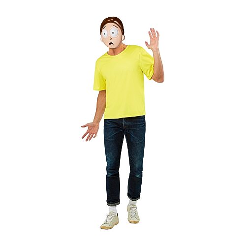 Click here for Mens Rick and Morty 2-pc. Costume  Large  Yellow prices