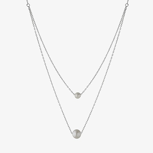 Click here for Silver Treasures Womens White Sterling Silver 16 I... prices