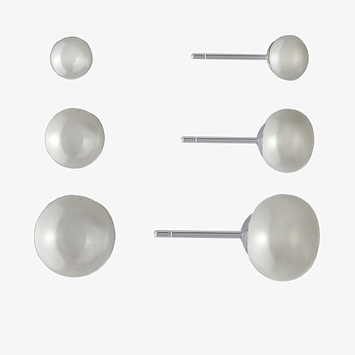 Click here for Silver Treasures Cultured Freshwater Pearl Womens... prices