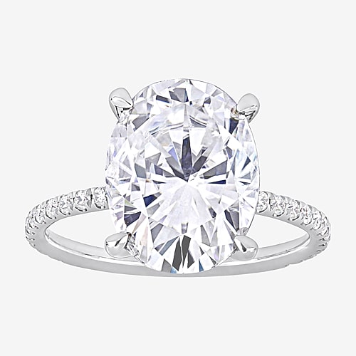 Click here for Womens 4 7/8 Ct. T.W. Lab Created White Moissanite... prices
