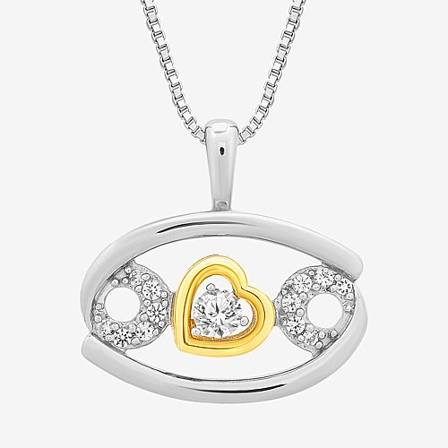 Click here for Womens Gemstone Zodiac Pendant Necklace in Sterlin... prices