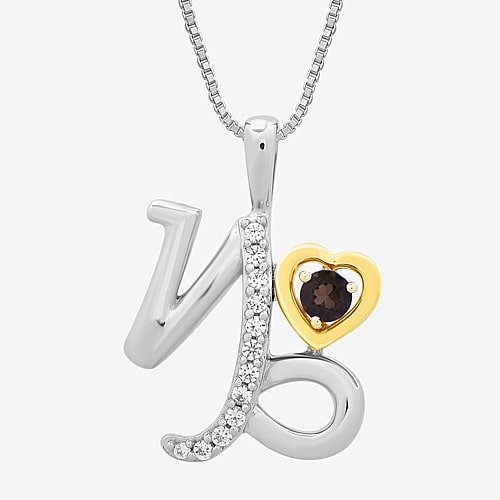 Click here for Womens Gemstone Zodiac Pendant Necklace in Sterlin... prices