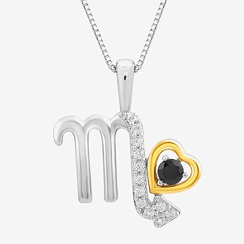 Click here for Womens Gemstone Zodiac Pendant Necklace in Sterlin... prices
