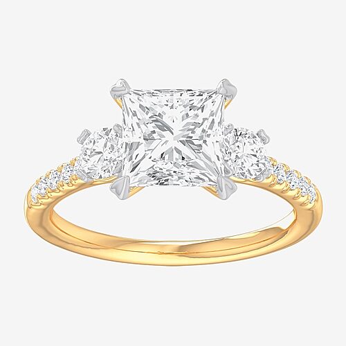 Click here for (G-H / Si1-Si2) Womens 2 1/2 CT. T.W. Lab Grown Wh... prices