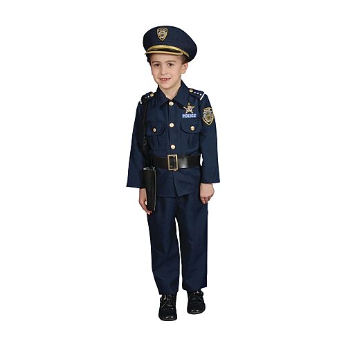 Click here for Boys Police Costume  8-10  Black prices