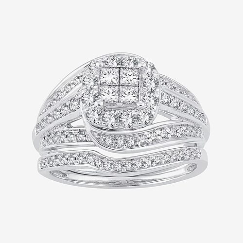 Click here for Womens 1 CT. T.W. Natural White Diamond 10K Gold C... prices