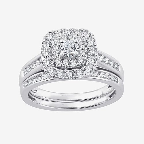 Click here for Womens 1 CT. T.W. Natural White Diamond 10K Gold C... prices