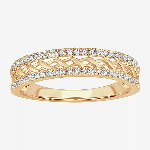 Click here for Womens 1/5 CT. Natural White Diamond 10K Gold Anni... prices