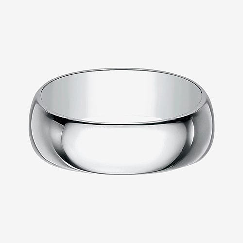 Click here for Mens 8MM 10K Gold Wedding Band  7 1/2  White prices