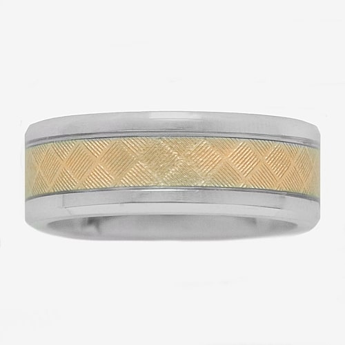 Click here for Mens 7MM Stainless Steel Wedding Band  8 prices