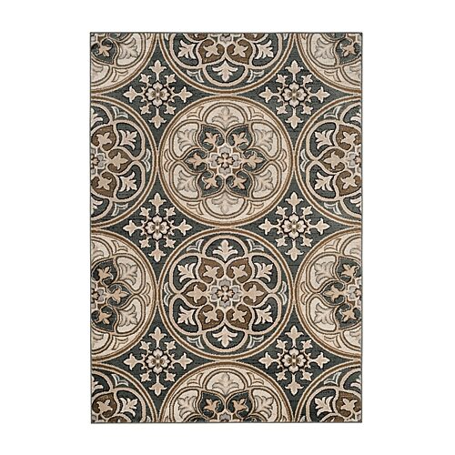 Click here for Safavieh Lyndhurst LNH341 Slate Blue and Beige 53... prices