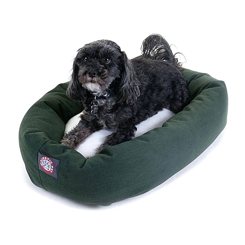 Click here for Majestic Pet Sherpa Bagel Pet Bed  One Size  Green prices