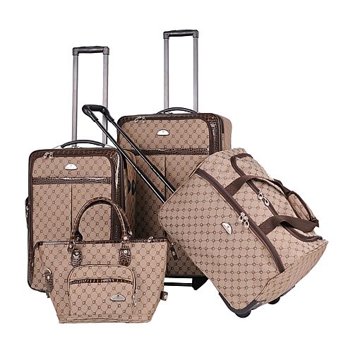 Click here for American Flyer Signature 4pc. Luggage Set - Brown prices
