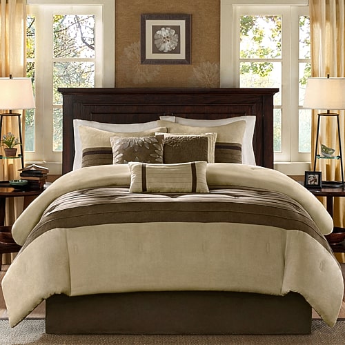 Click here for Madison Park Palmer Faux-Suede 7-Pc. Comforter Set... prices