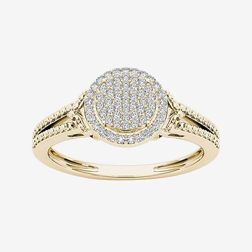 Click here for 1/6 CT.T.W. Natural Diamond 10K Yellow Gold Engage... prices