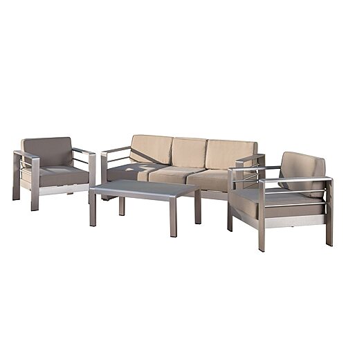 Click here for Cape 4-pc. Conversation Set  One Size  Beige prices