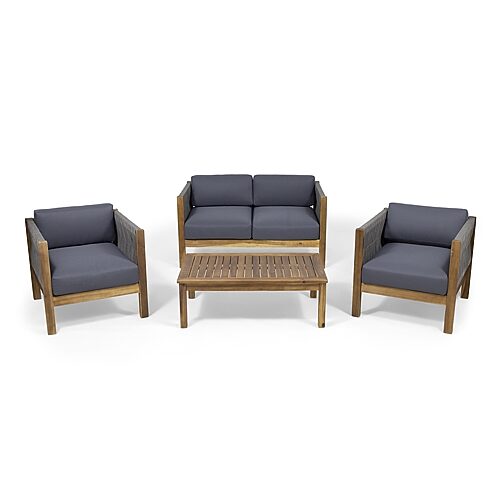 Click here for Laurel 4-pc. Conversation Set  One Size  Gray prices