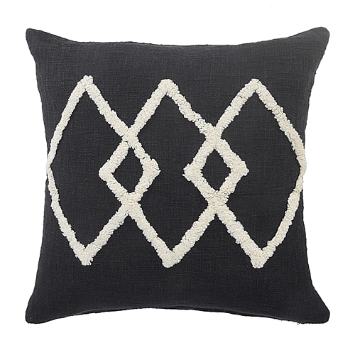 Click here for LR Home Avon Diamond Square Throw Pillow  One Size... prices