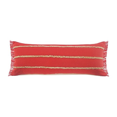 Click here for LR Home Luis Nautical Lumbar Pillow  One Size  Red prices