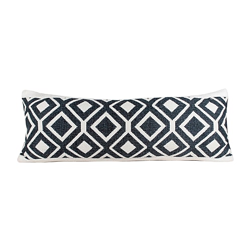 Click here for LR Home Mane Bohemian Lumbar Pillow  One Size  Blu... prices